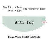 Motorcycle Helmet Anti-Rain and Anti-Fog Visor Treatment – Bikers Run