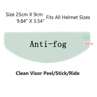 Motorcycle Helmet Anti-Rain and Anti-Fog Visor Treatment – Bikers Run