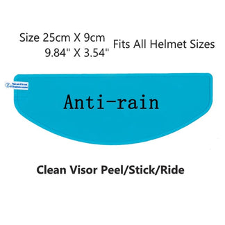 Motorcycle Helmet Anti-Rain and Anti-Fog Visor Treatment – Bikers Run
